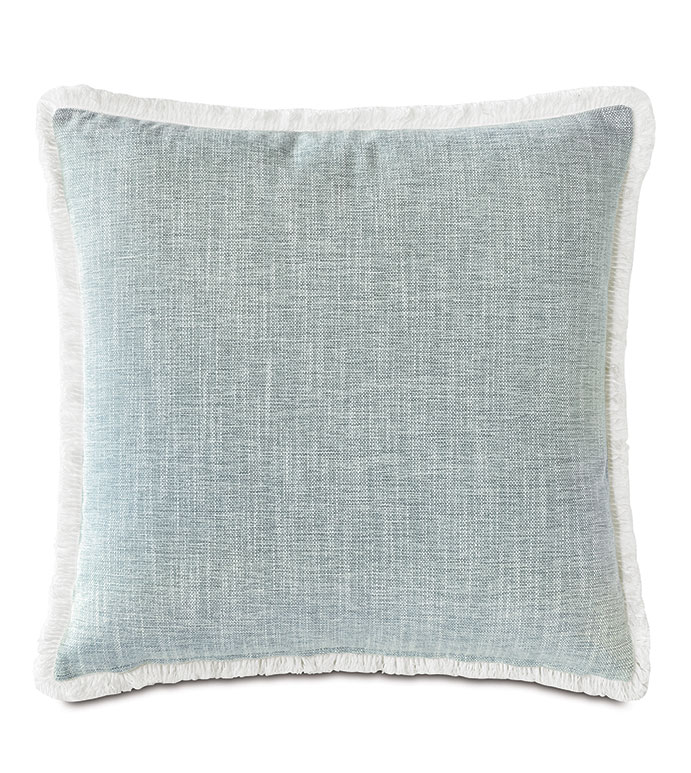 Amberlynn Loop Trim Decorative Pillow | Eastern Accents
