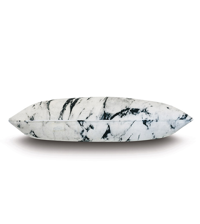 Banks Marble Decorative Pillow - 15x26 | Eastern Accents