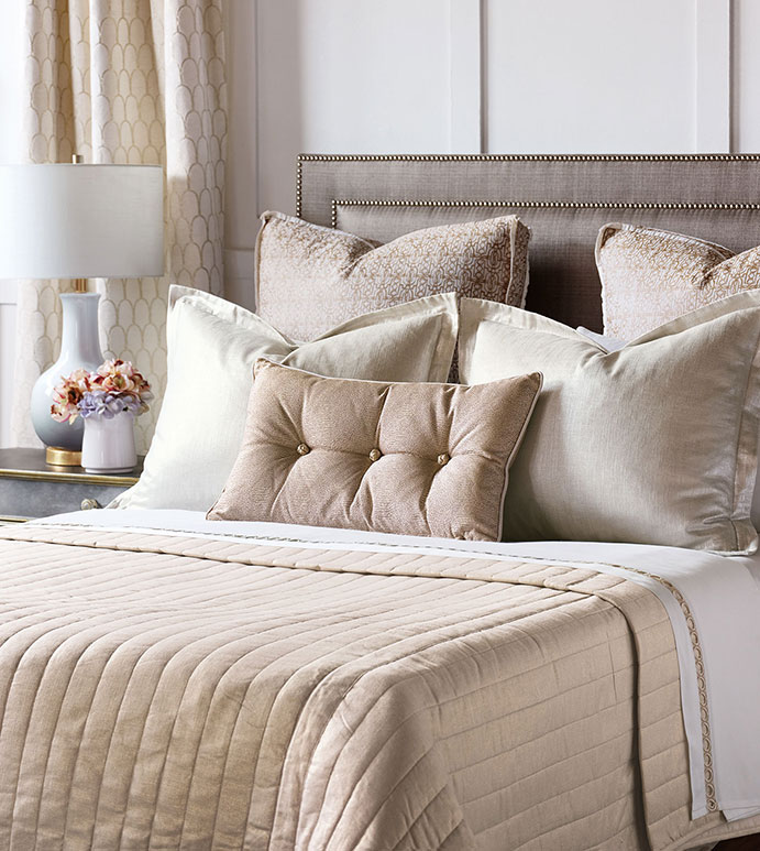Central Park Metallic Standard Sham | Eastern Accents