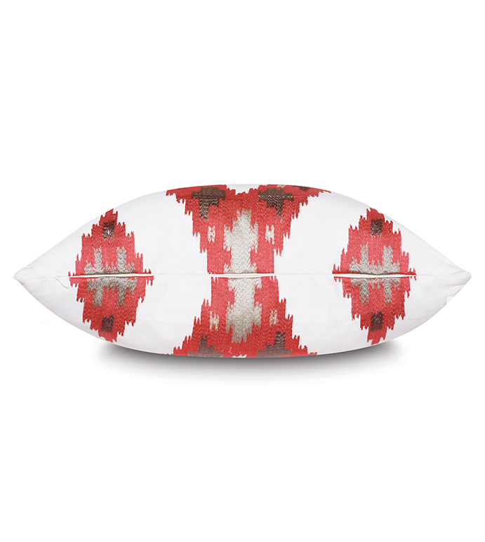 Nardo Crimson Decorative Pillow | Eastern Accents