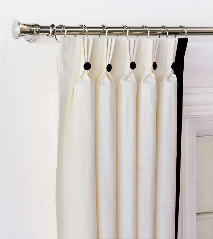 Dominique Button Curtain Panel | Eastern Accents