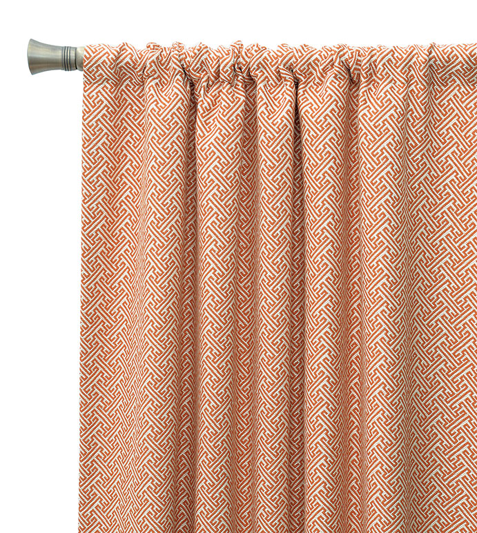 Indira Geometric Curtain Panel | Eastern Accents
