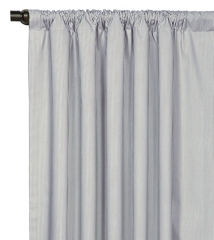 Avox Charcoal Curtain Panel | Eastern Accents