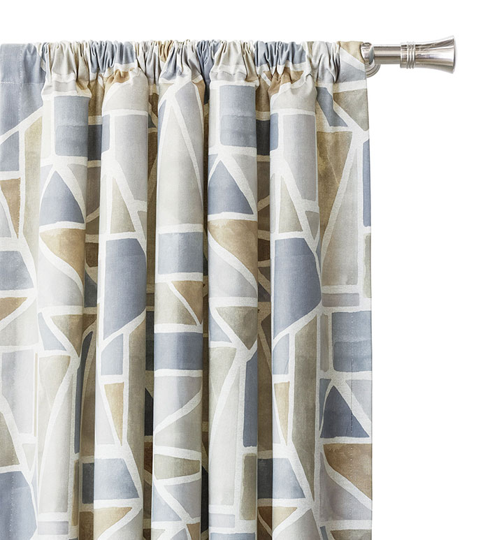 Oliver Geometric Curtain Panel | Eastern Accents