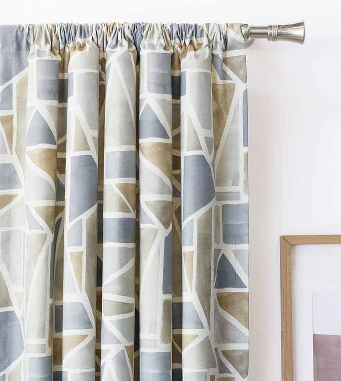 Oliver Geometric Curtain Panel | Eastern Accents