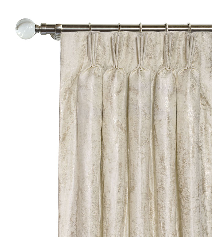 Halo Champagne Curtain Panel | Eastern Accents