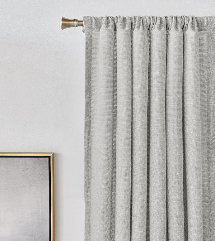 Inez Metallic Curtain Panel | Eastern Accents