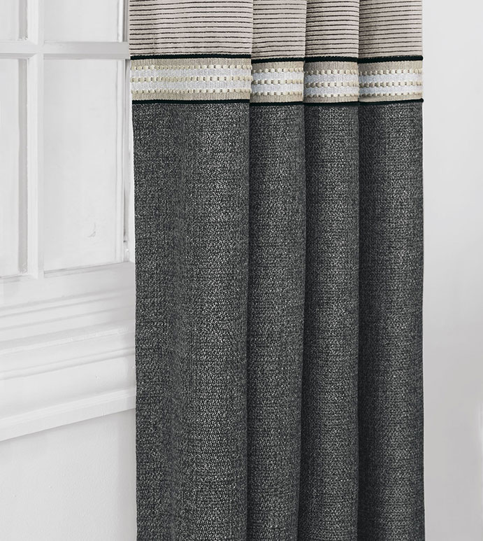 Enoch Colorblock Curtain Panel | Eastern Accents