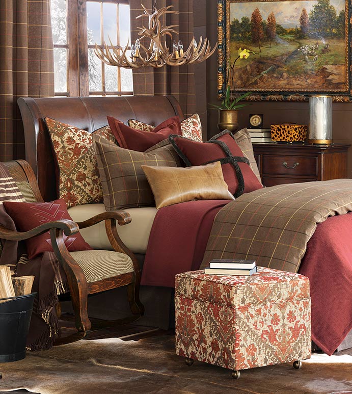Bozeman Russet Coverlet | Eastern Accents