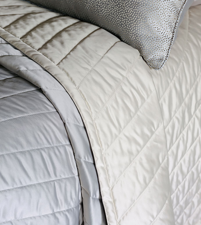 Silvio Chevron Coverlet | Eastern Accents