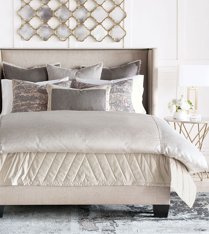 Silvio Chevron Coverlet | Eastern Accents