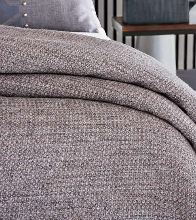 Noah Diamond Pattern Duvet Cover | Eastern Accents