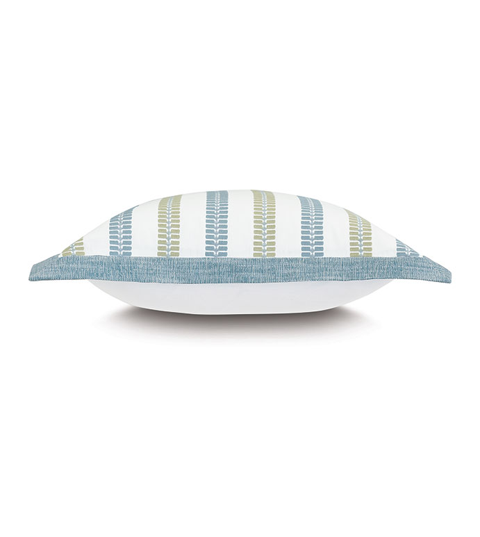 Grenada Embroidered Euro Sham | Eastern Accents