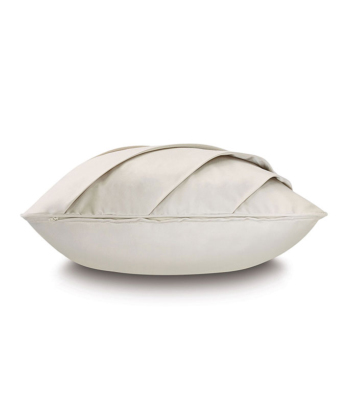 Marceau Diagonal Pleat Decorative Pillow | Eastern Accents
