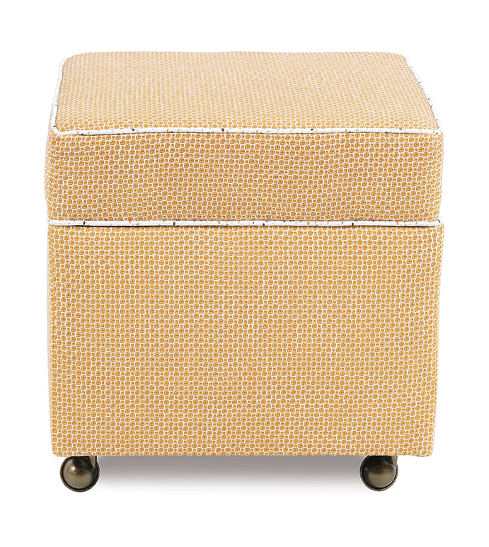 Wilder Storage Box Ottoman | Eastern Accents