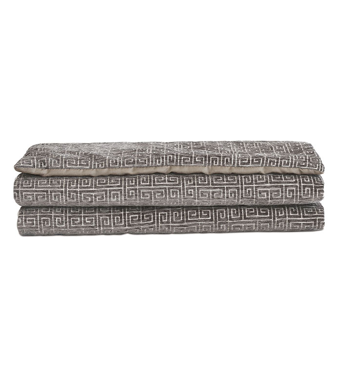 Amal Greek Key Bed Scarf | Eastern Accents