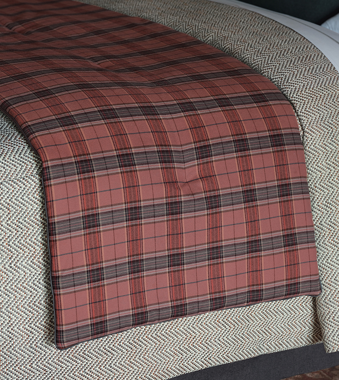 Kilbourn Plaid Bed Scarf | Eastern Accents