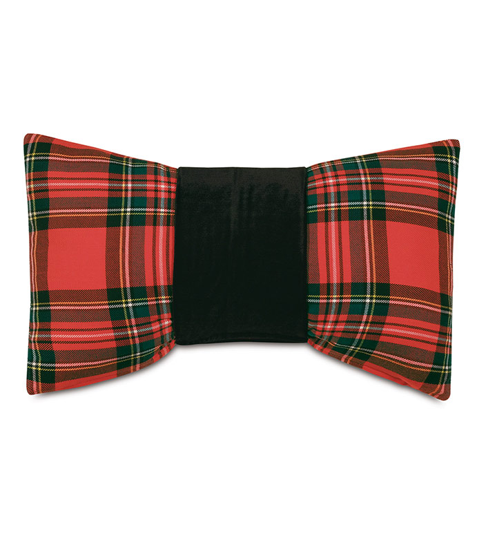 Tenenbaum Plaid Cuffed Decorative Pillow | Eastern Accents