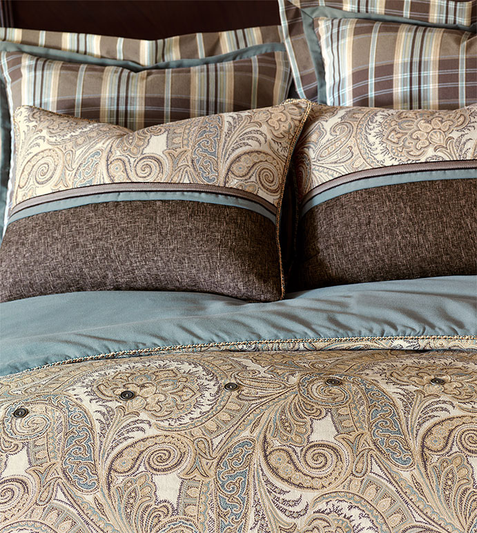 Powell Color Block Standard Sham | Eastern Accents