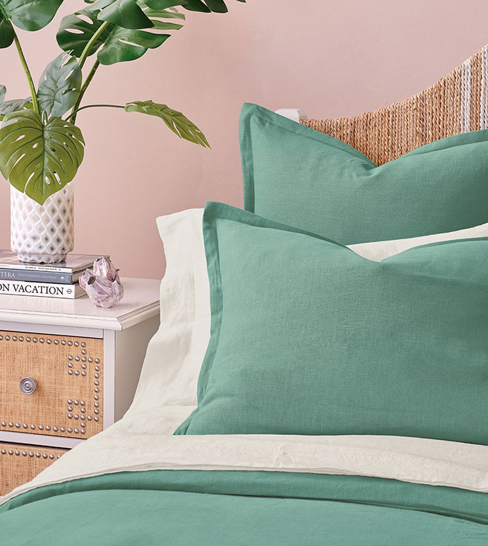Resort Aqua Standard Sham | Eastern Accents