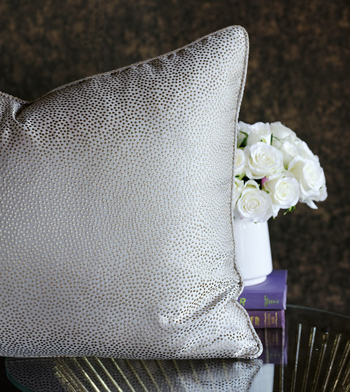 Silvio Embroidered Standard Sham | Eastern Accents
