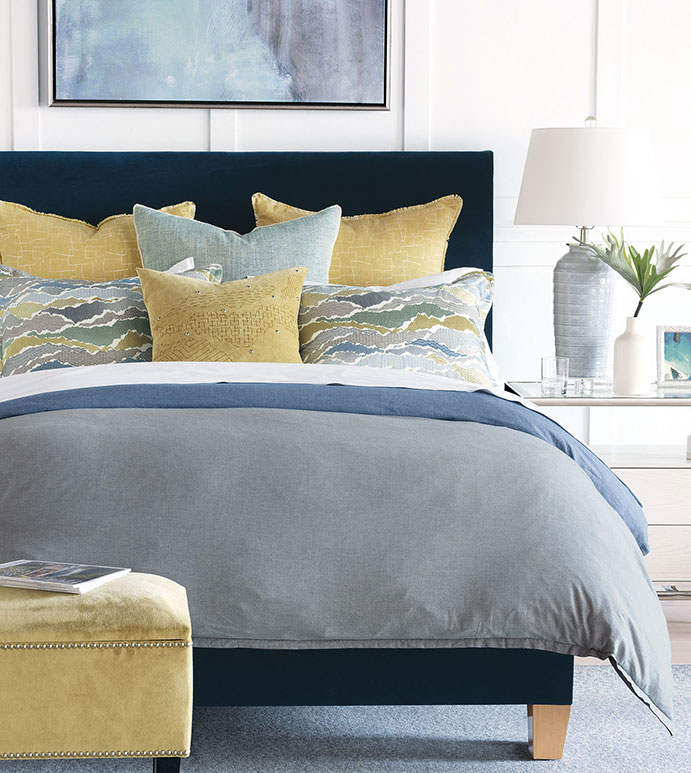 Zephyr Embroidered Standard Sham | Eastern Accents