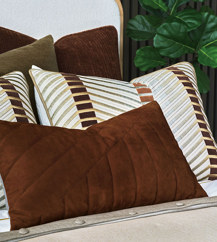 Rufus Embroidered Standard Sham | Eastern Accents