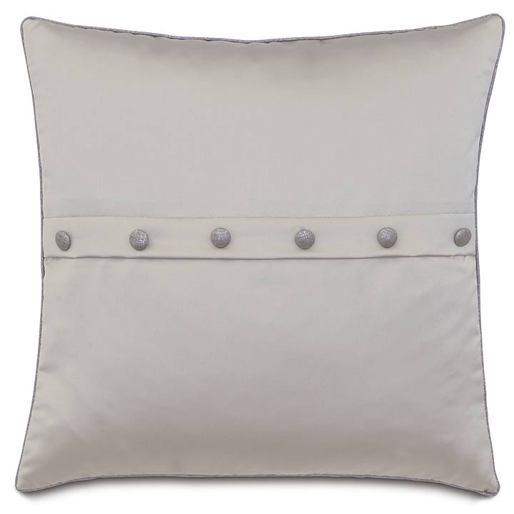 Amal Button Accented Decorative Pillow | Eastern Accents