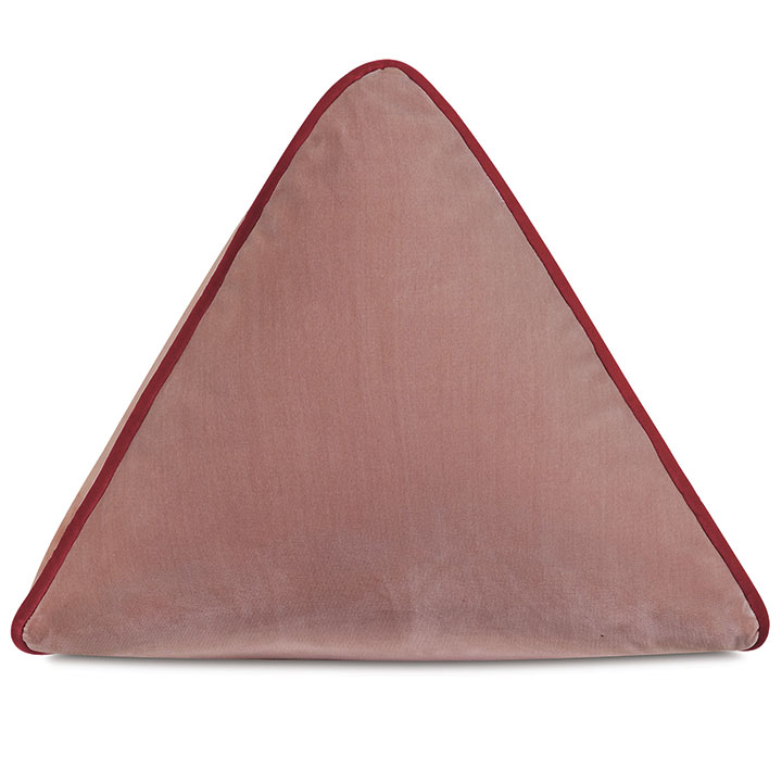 Uma Pyramid Decorative Pillow In Pink | Eastern Accents
