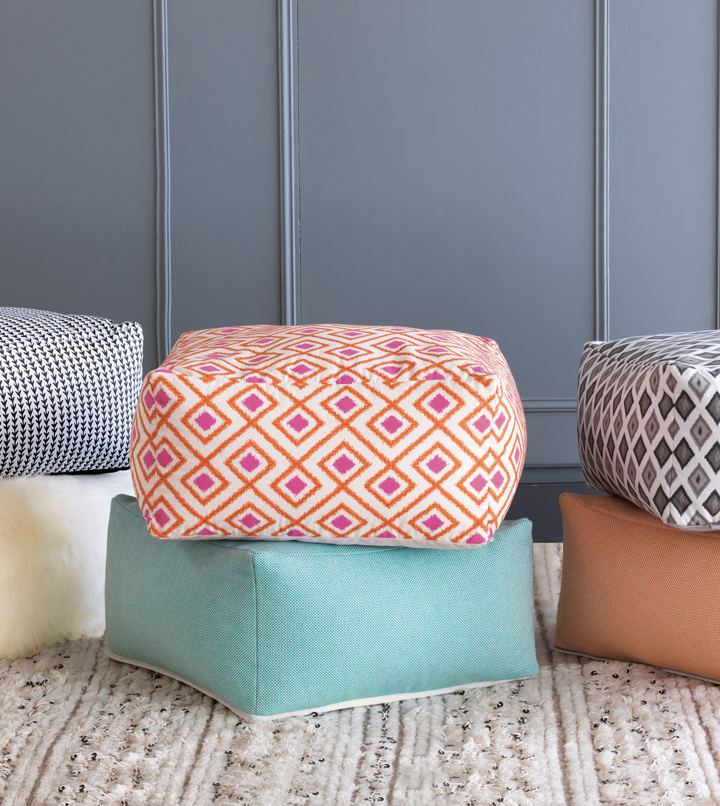 Poufs Collection | Eastern Accents