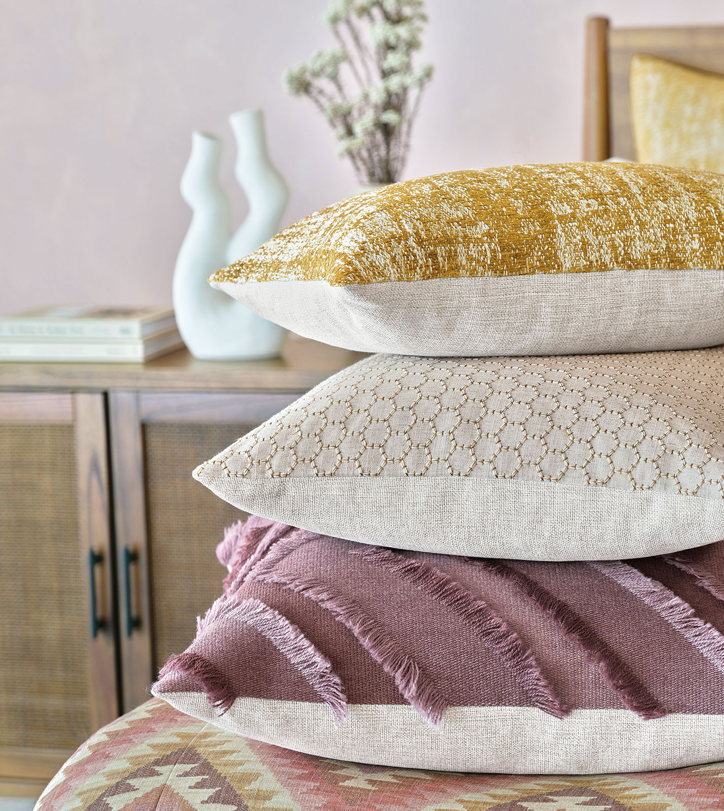 Reinhart Chenille Decorative Pillow | Eastern Accents