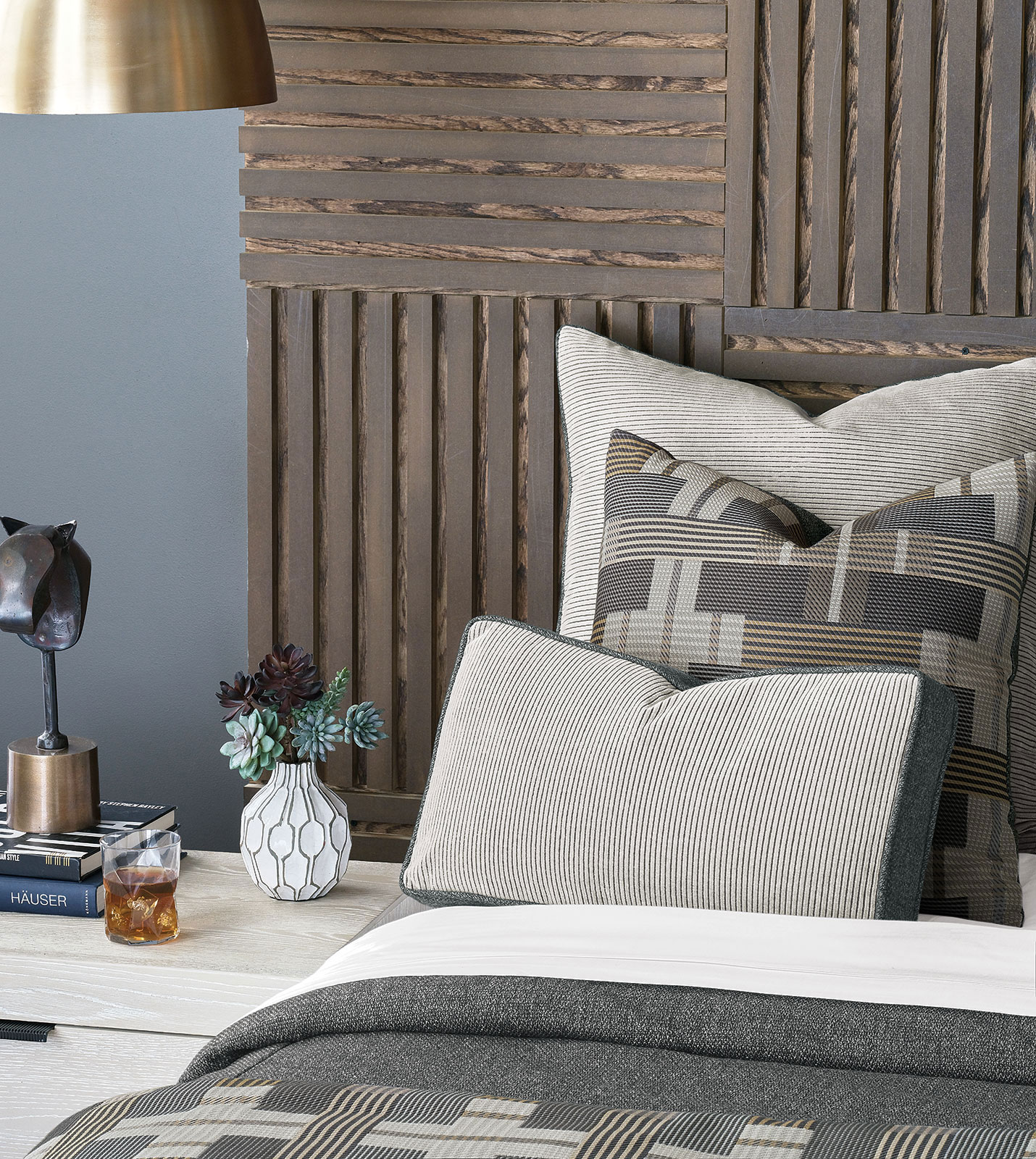 Enoch Graphic Decorative Pillow | Eastern Accents