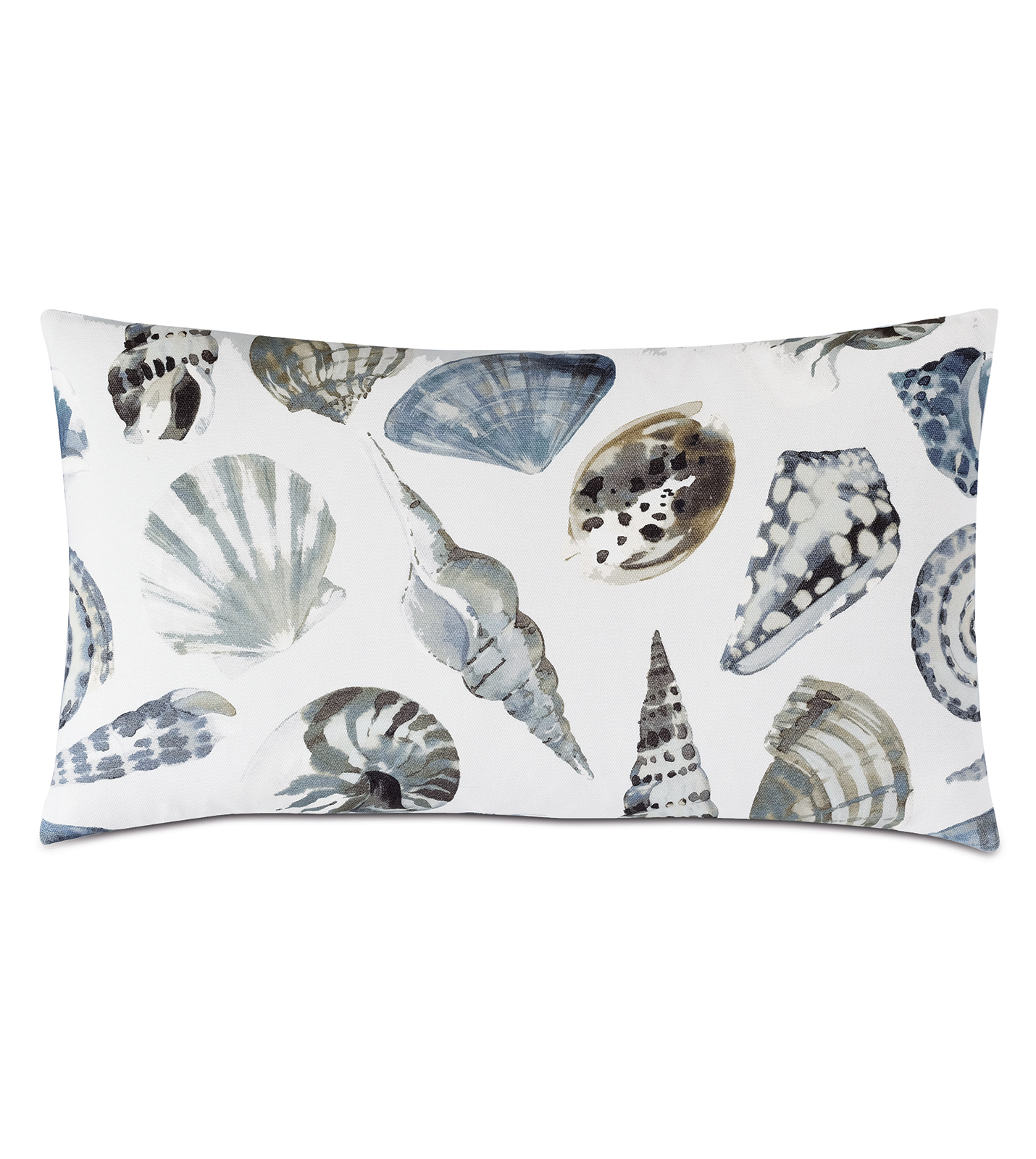 Persea Seashell Decorative Pillow - 15x26 | Eastern Accents