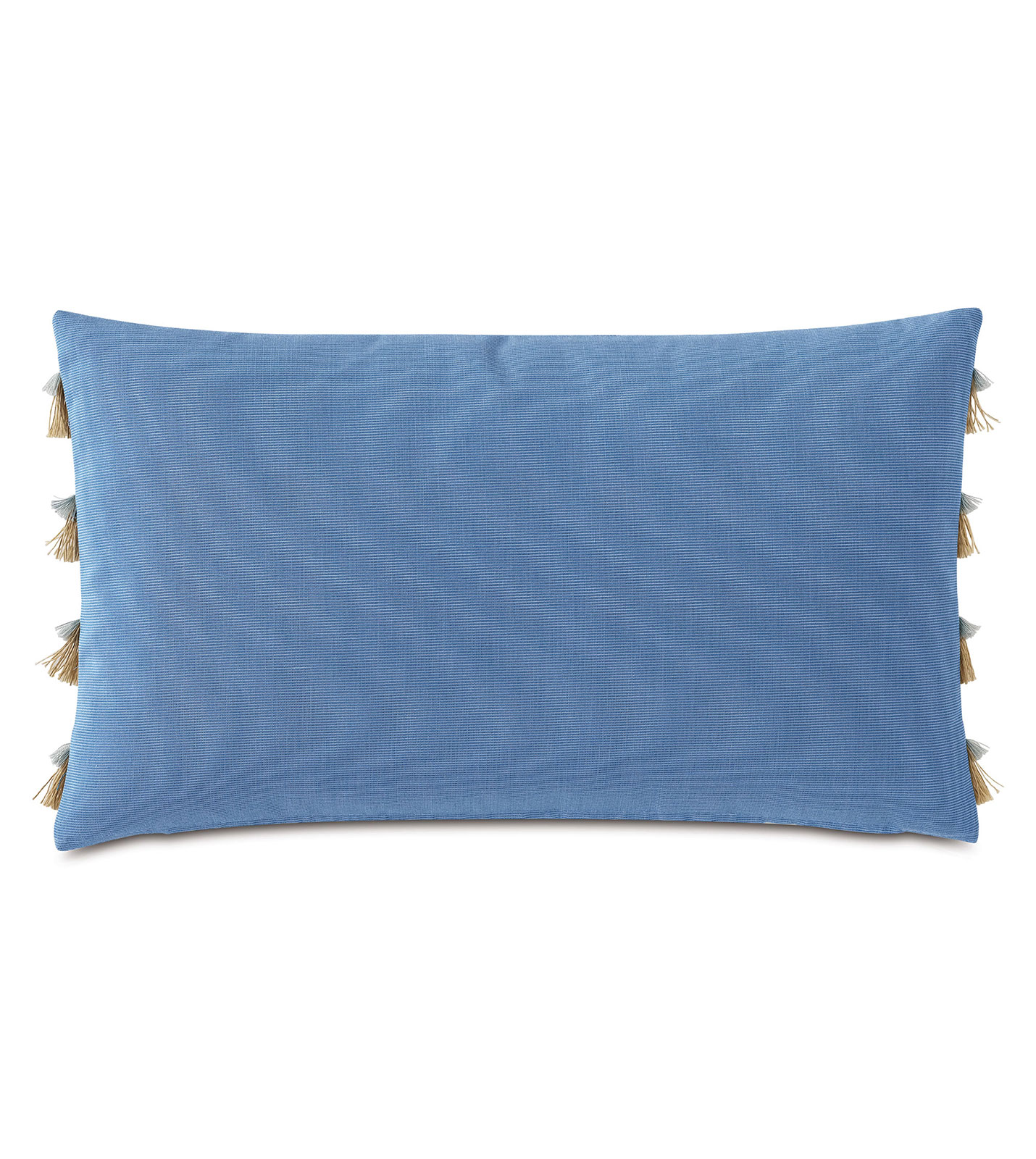Nocatee Fringe Decorative Pillow In Blue | Eastern Accents