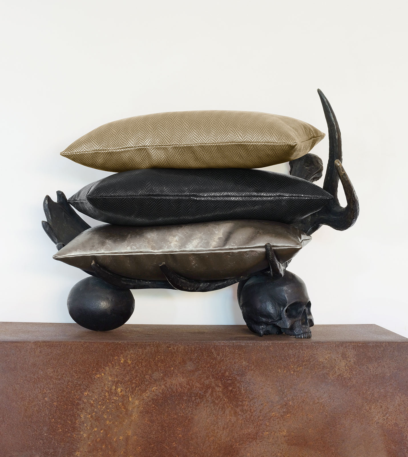 Vulcan Metallic Decorative Pillow | Eastern Accents