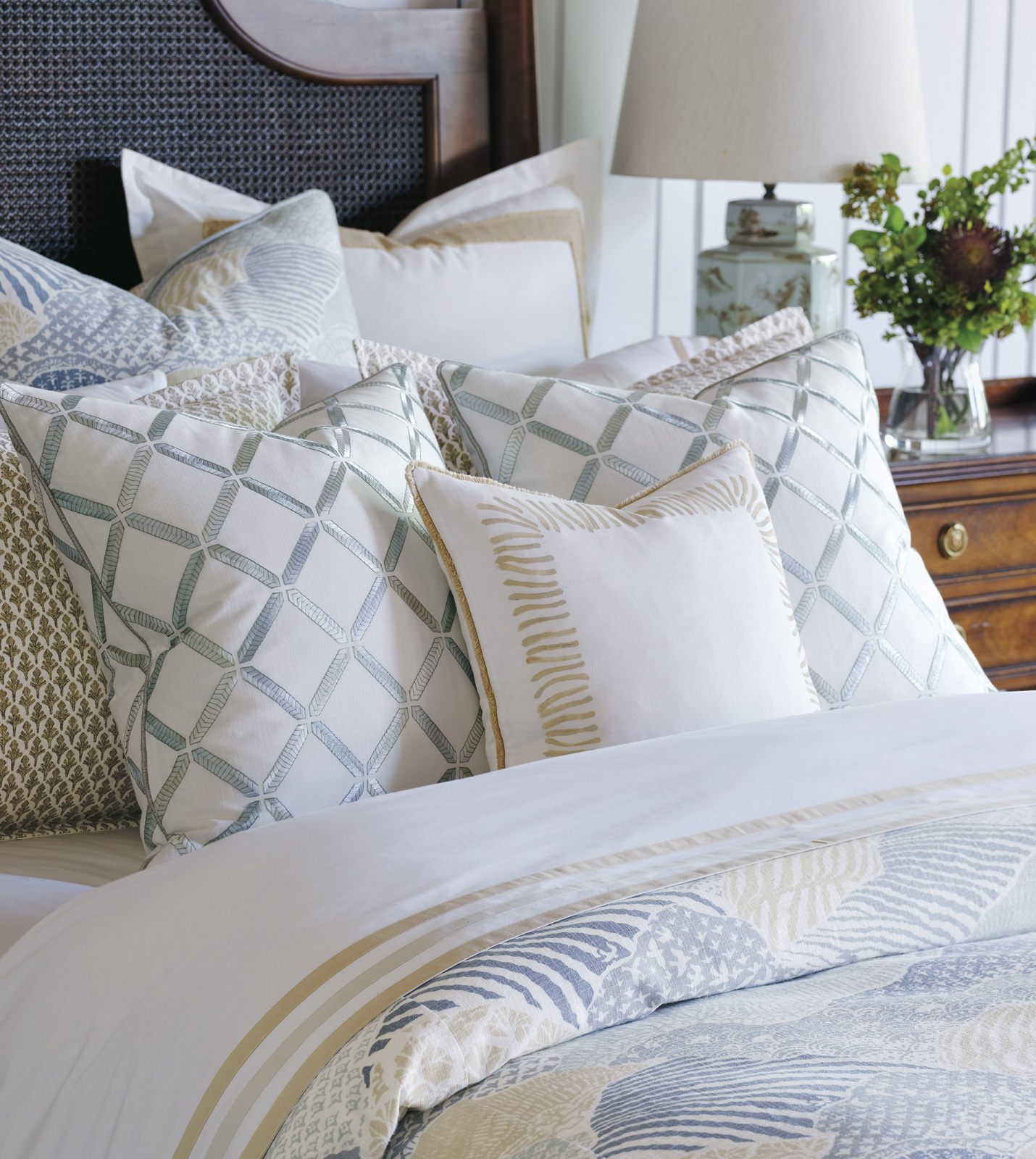Brentwood Abstract Euro Sham | Eastern Accents
