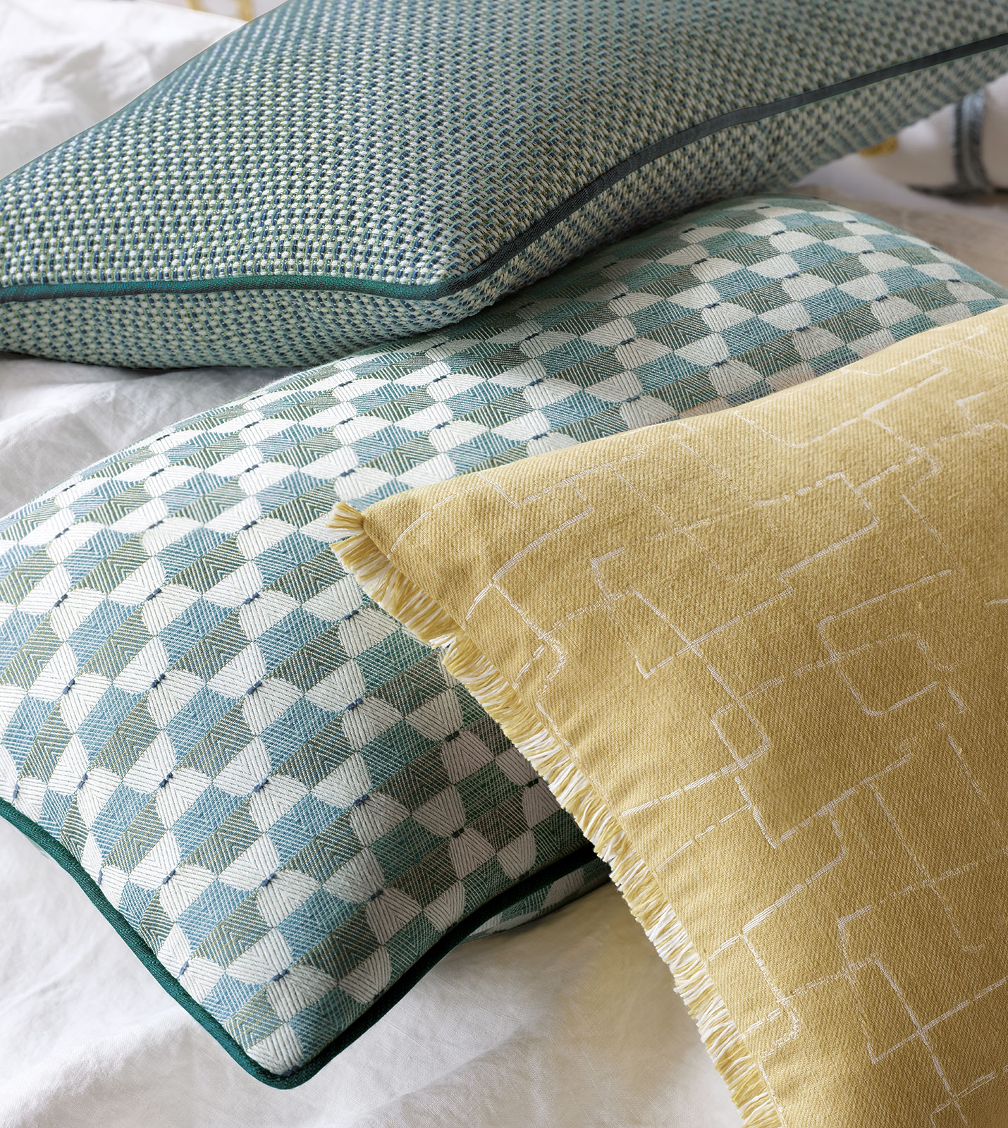 Twin Palms Textured Decorative Pillow - 13x22 | Eastern Accents
