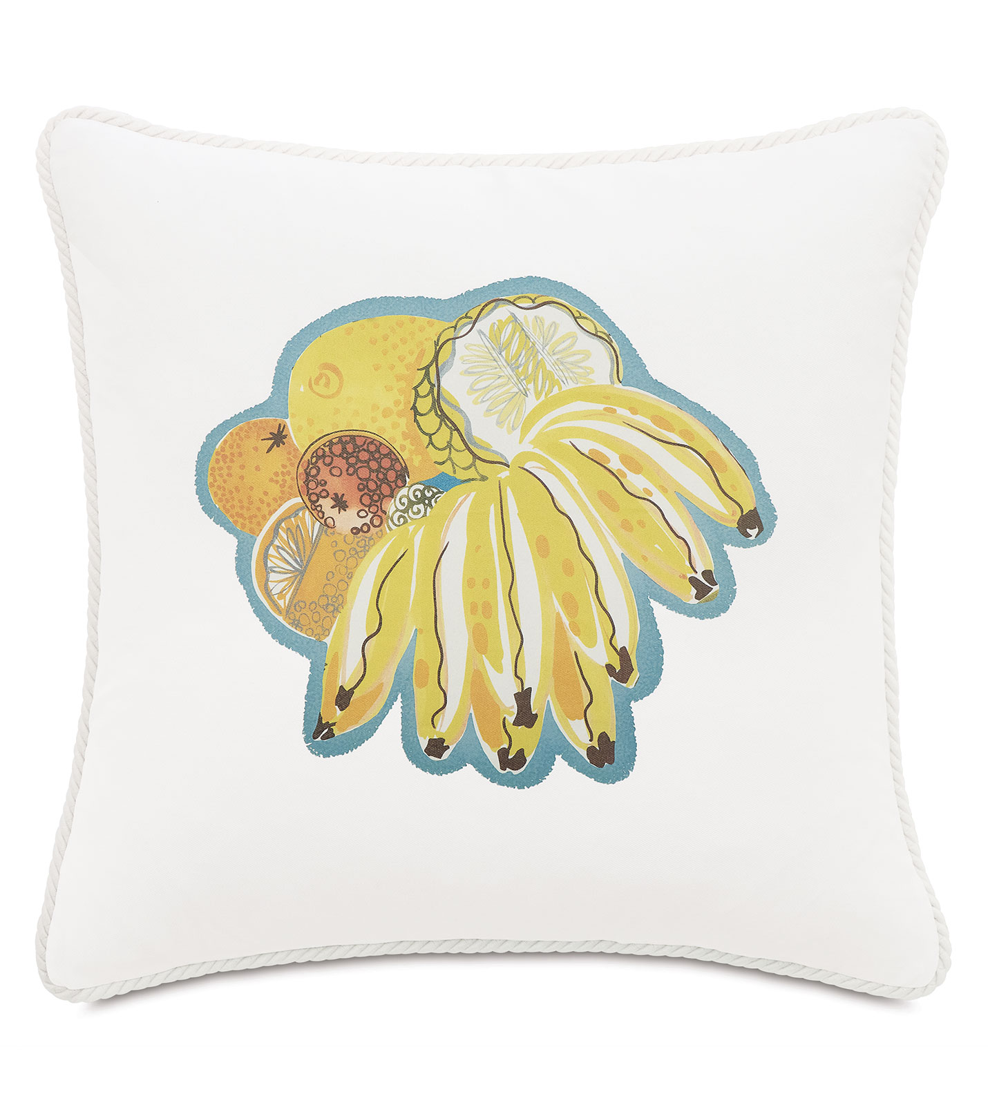 Belize Screen-print Decorative Pillow | Eastern Accents