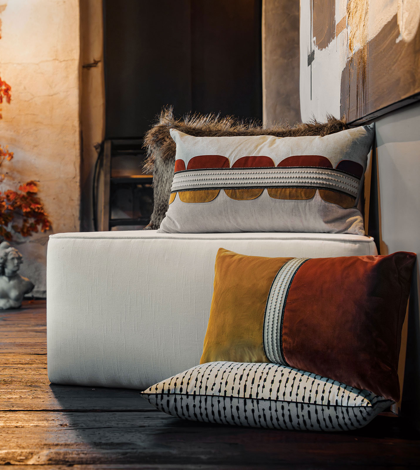 Sol Colorblock Decorative Pillow | Eastern Accents
