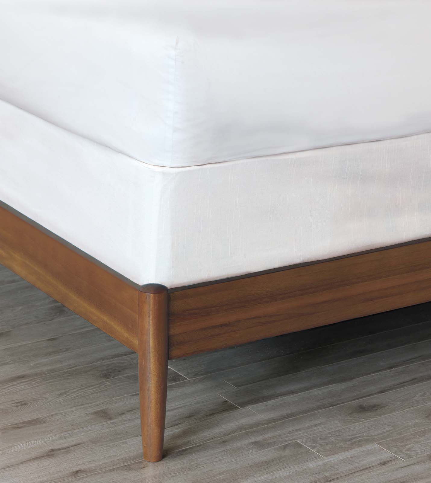 Baldwin White Box Spring Cover | Eastern Accents