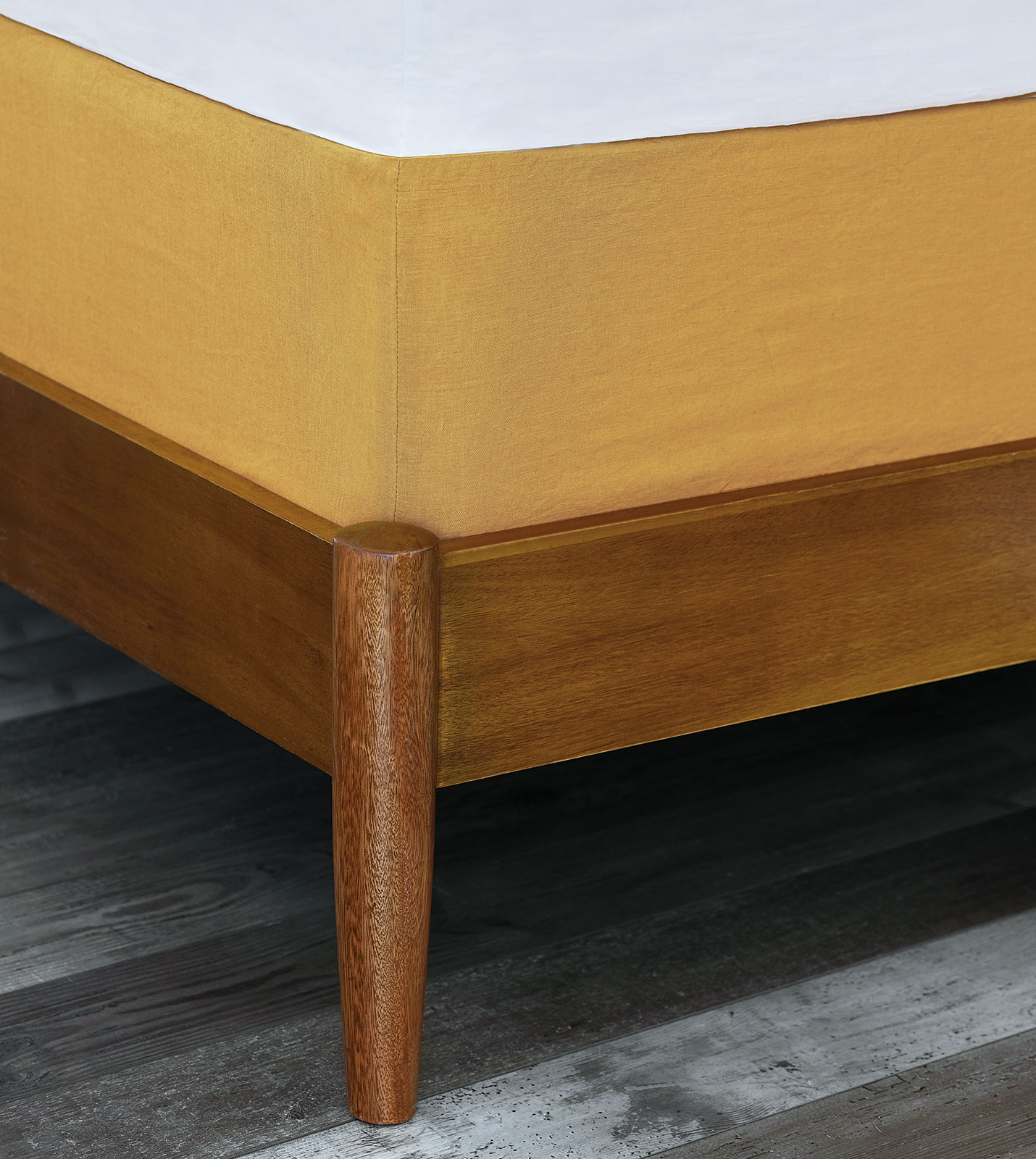 Charlie Linen Box Spring Cover | Eastern Accents