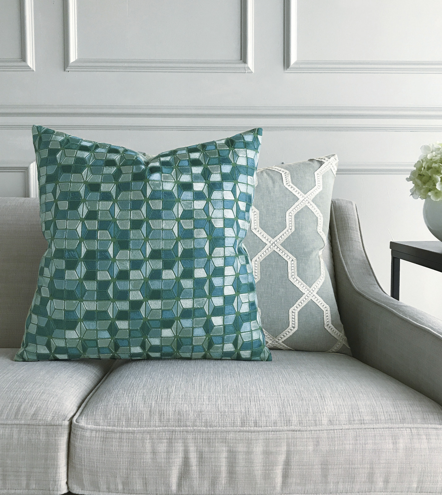 Ada Ocean Decorative Pillow | Eastern Accents