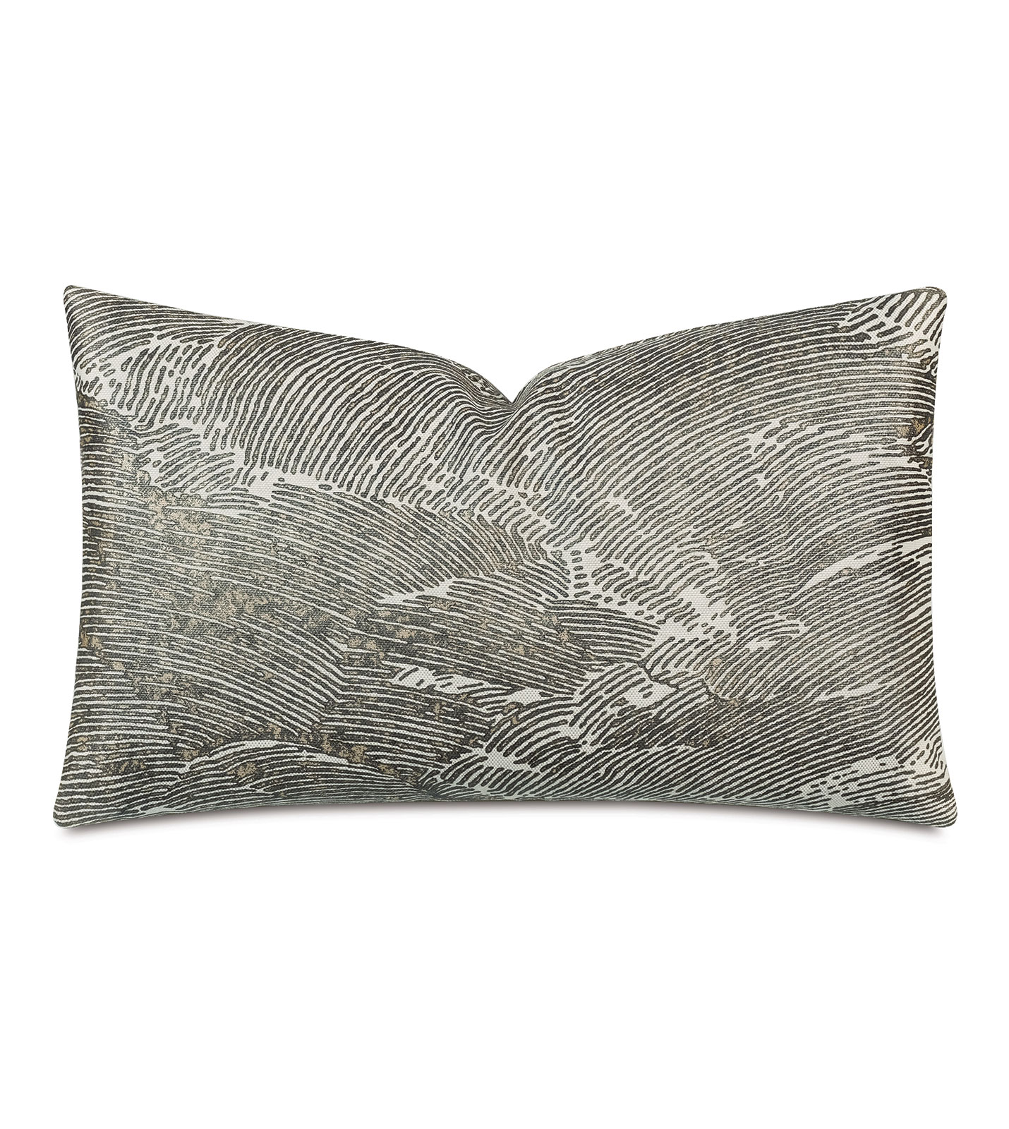 Kellner Metallic Decorative Pillow | Eastern Accents