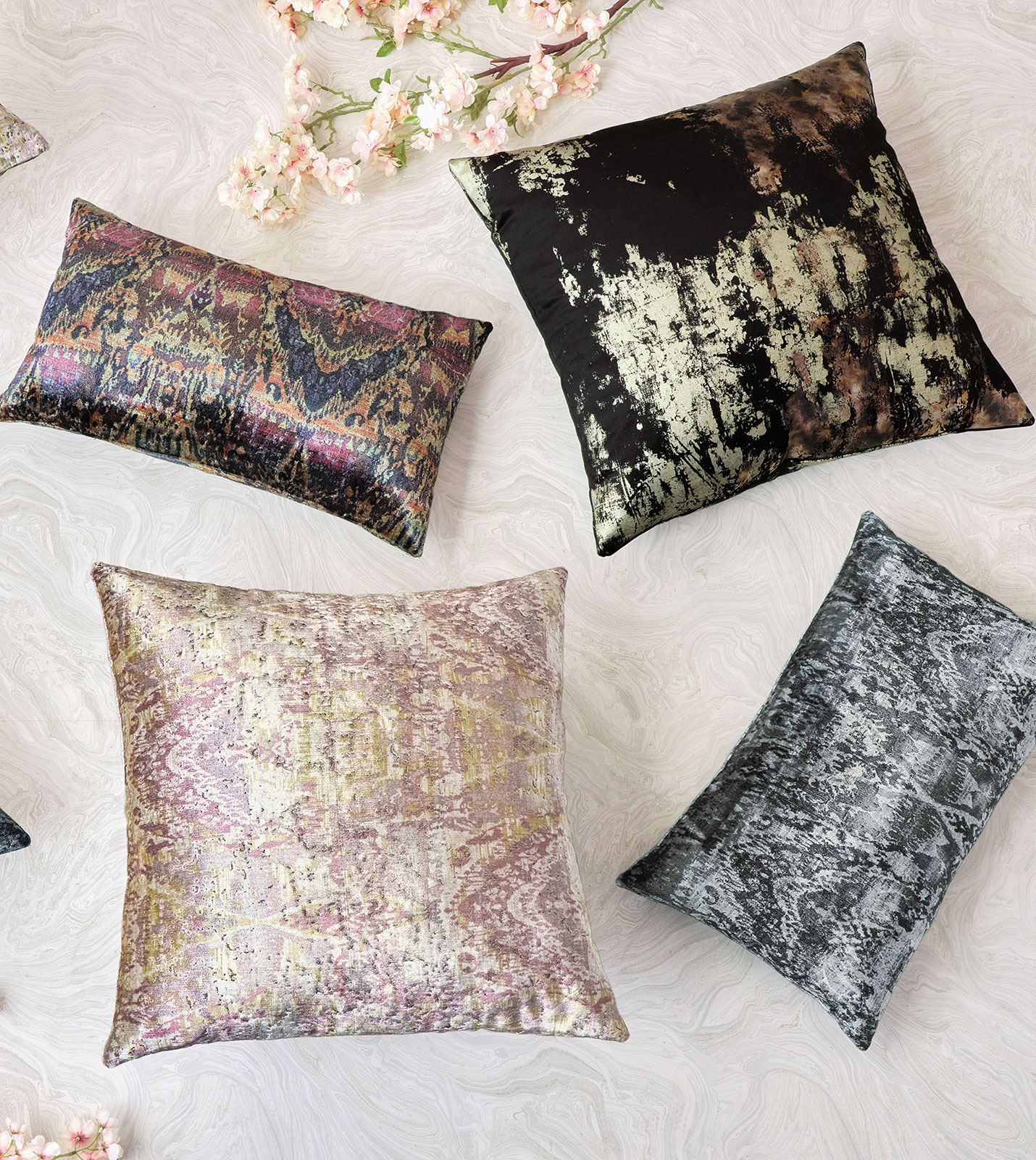 Pyrite Metallic Decorative Pillow | Eastern Accents