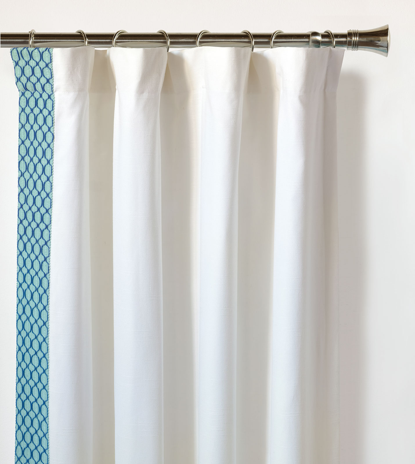 Baldwin White Curtain Panel | Eastern Accents