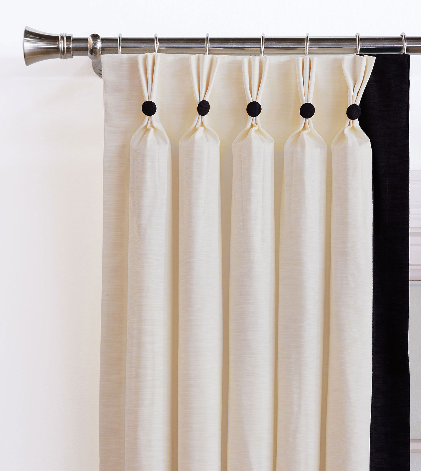 Dominique Button Curtain Panel | Eastern Accents