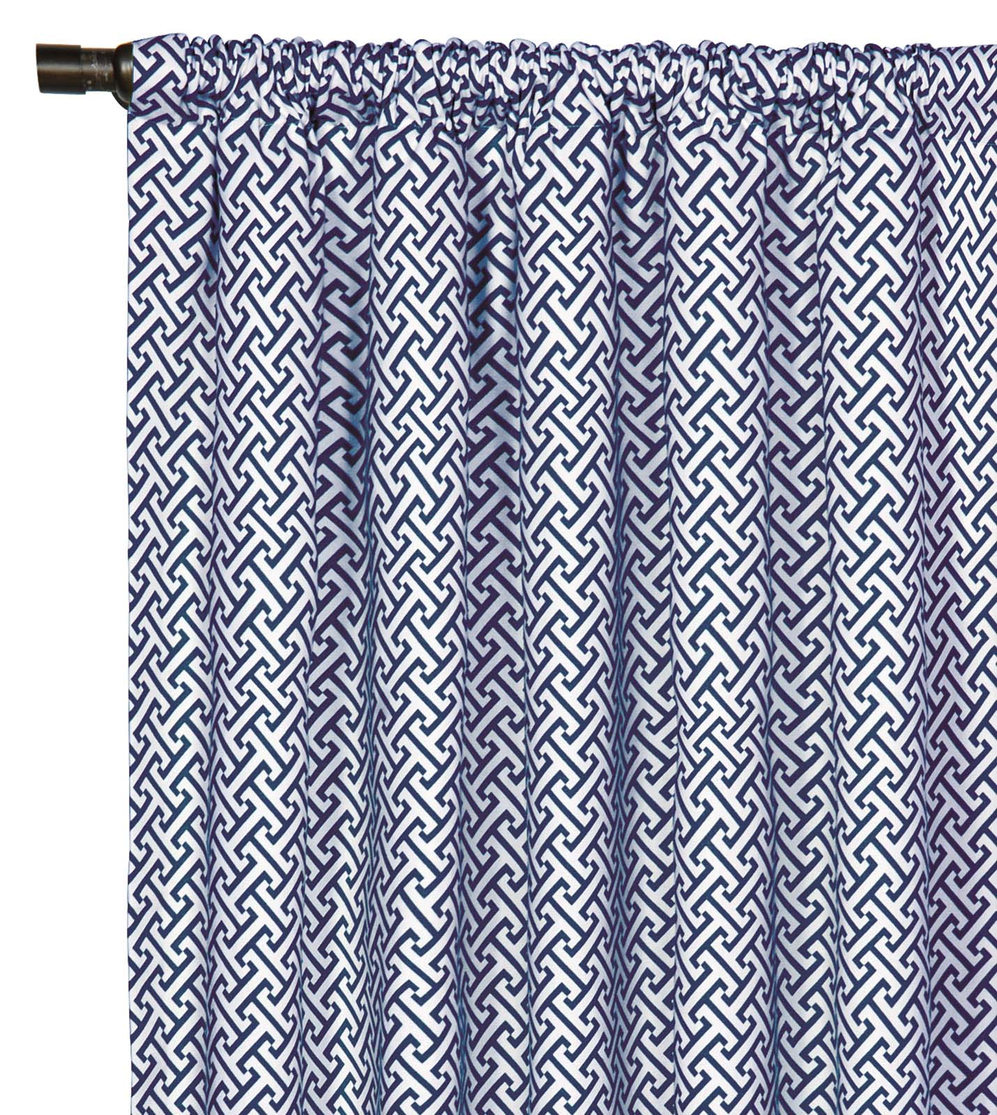 Chive Navy Curtain Panel | Eastern Accents