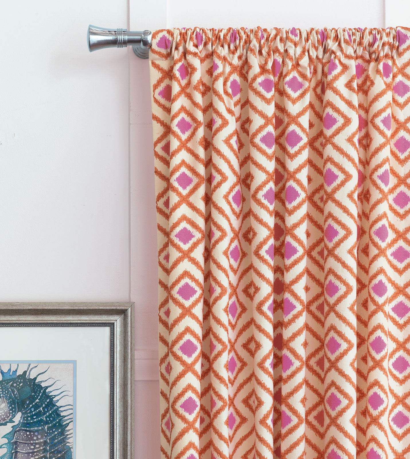 Taylor Geometric Curtain Panel | Eastern Accents
