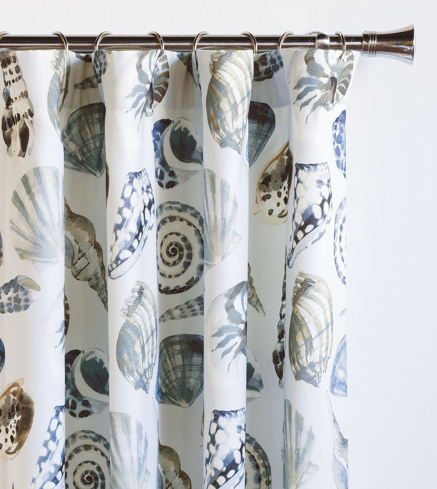 Persea Seashell Curtain Panel | Eastern Accents