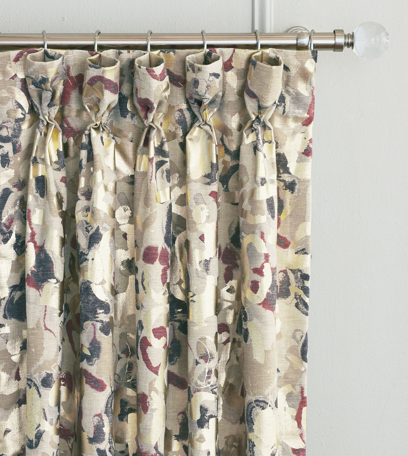 Valentina Metallic Curtain Panel | Eastern Accents